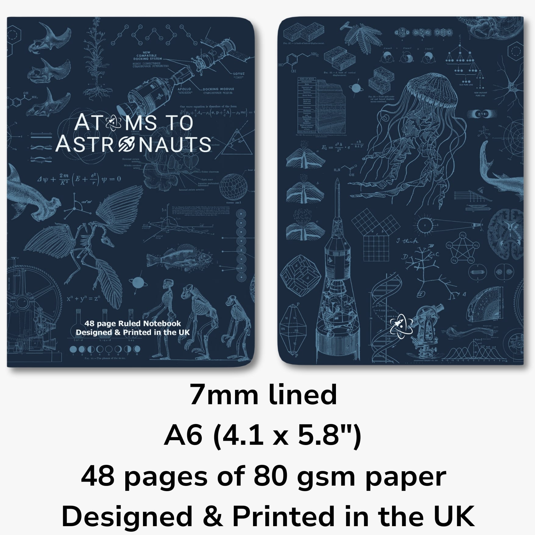 A6 Pocket Notebook – Atoms to Astronauts
